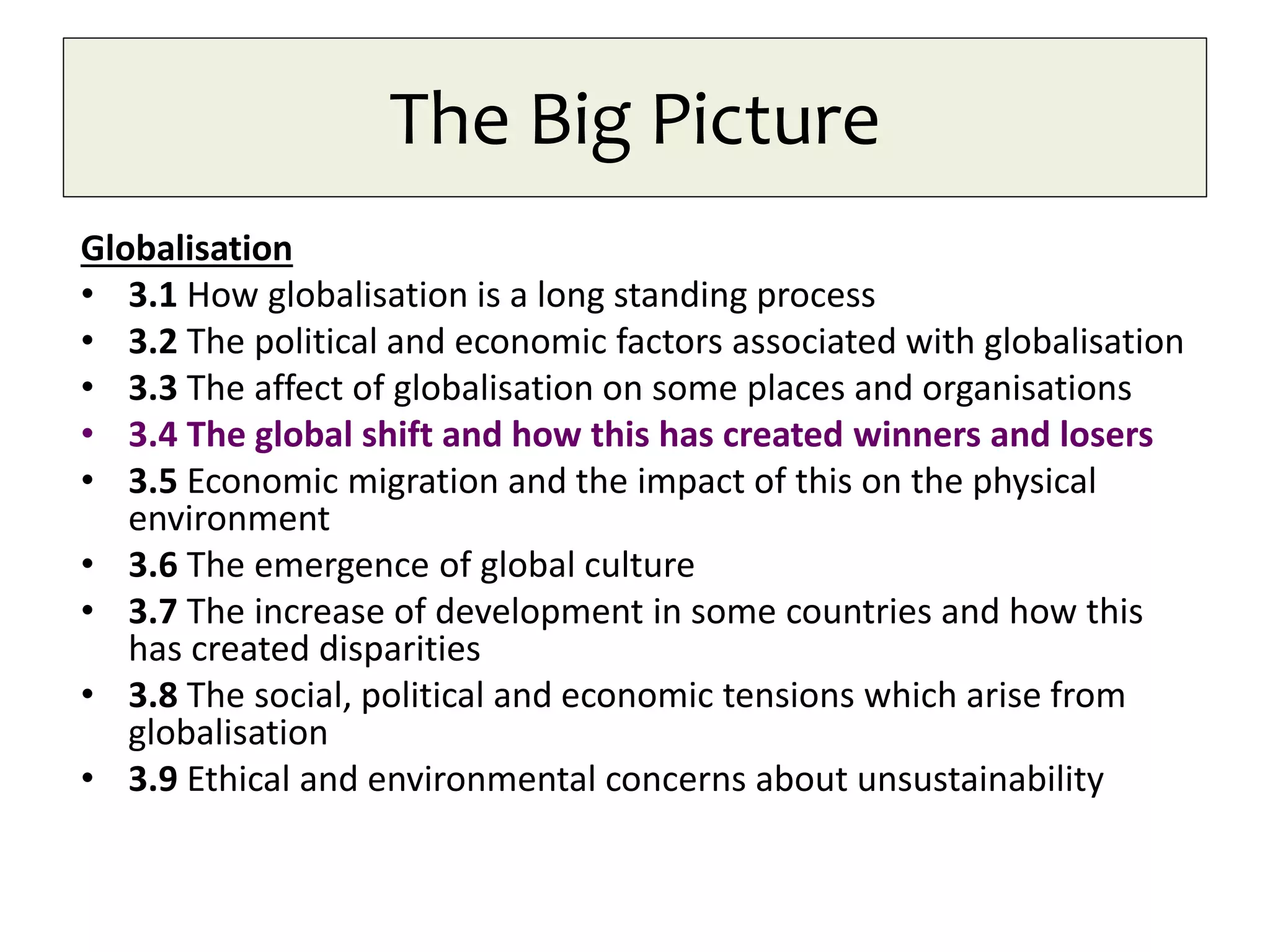 Global shift | PPT