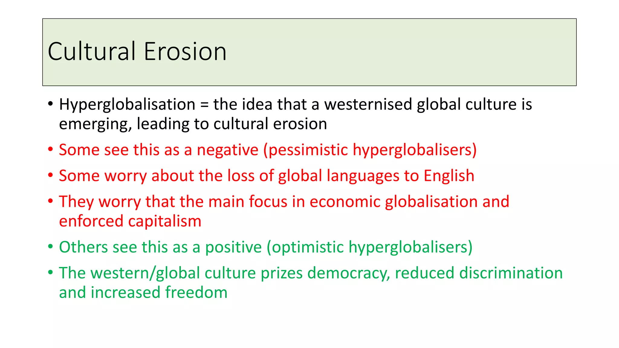 The impacts of cultural diffusion | PPTX