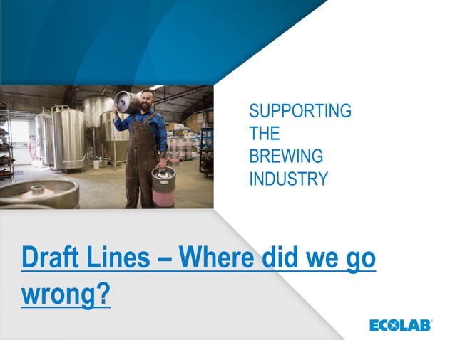 Draft Beer Line & Tap Cleaning by Marc Desrochers, Ecolab | PDF ...
