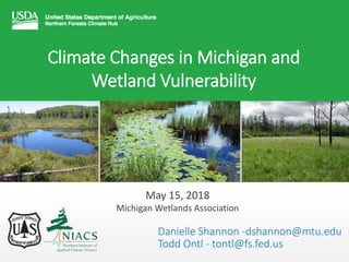 Climate Change impacts and Wetland Vulnerability | PPTX