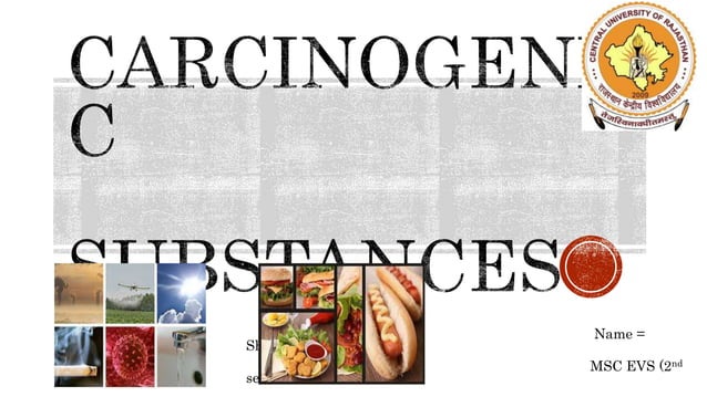 Carcinogenic substances | PPT