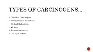 Carcinogenic substances | PPTX