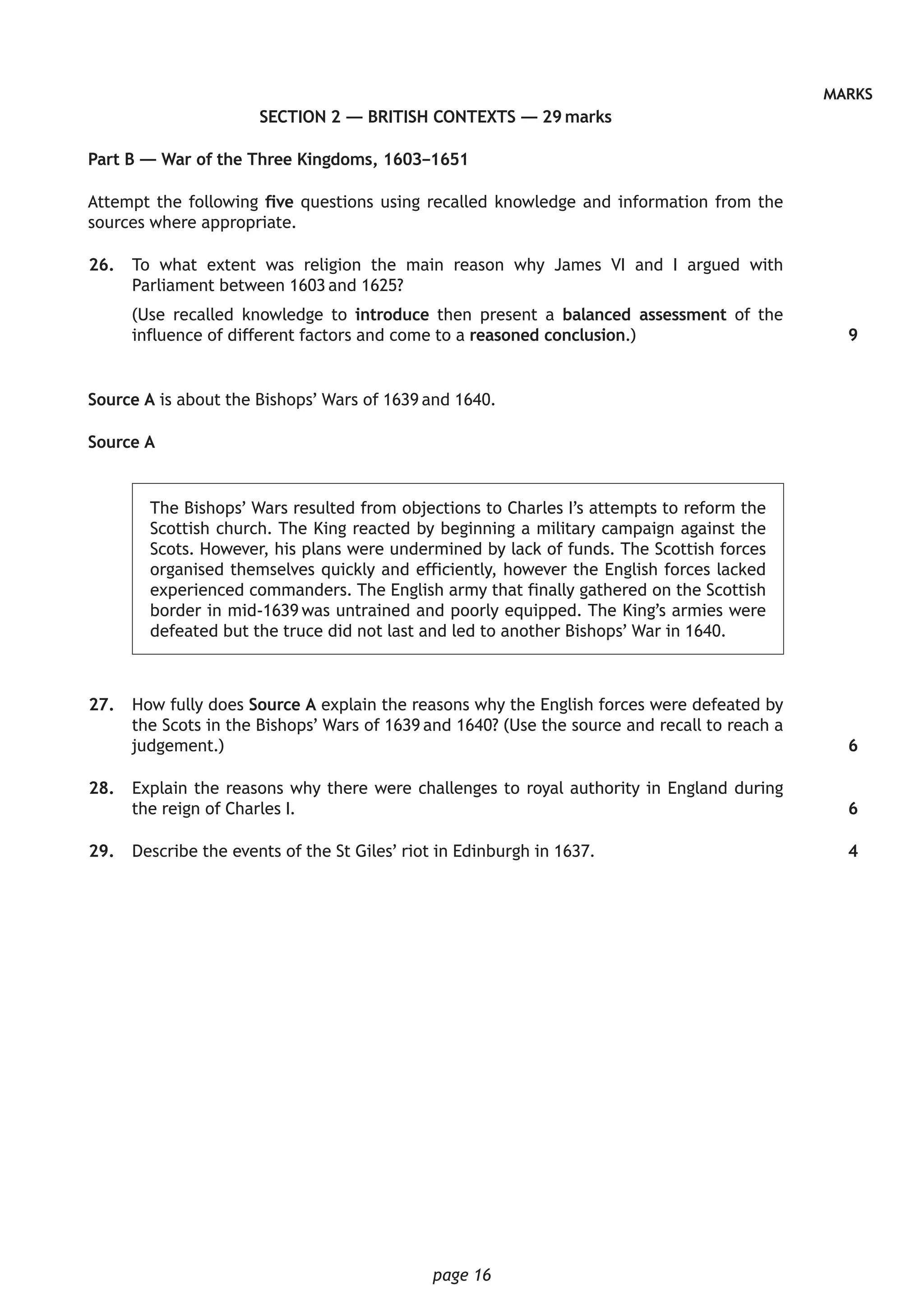 2018 National 5 History exam | PDF