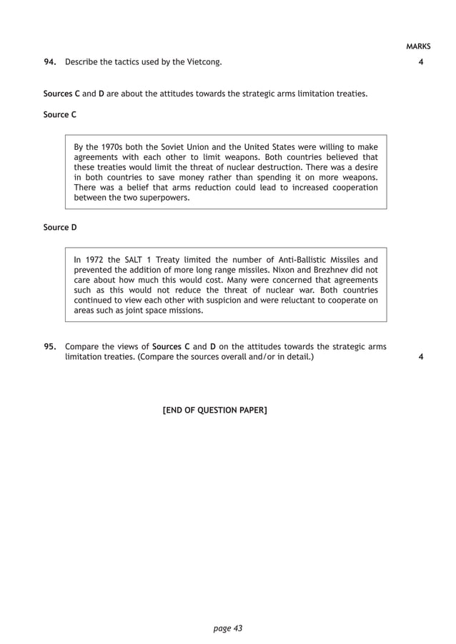2018 National 5 History exam | PDF