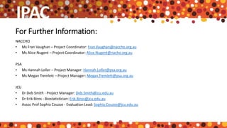 NACCHO 2018 National Conference – Project Reference Group Meeting ...