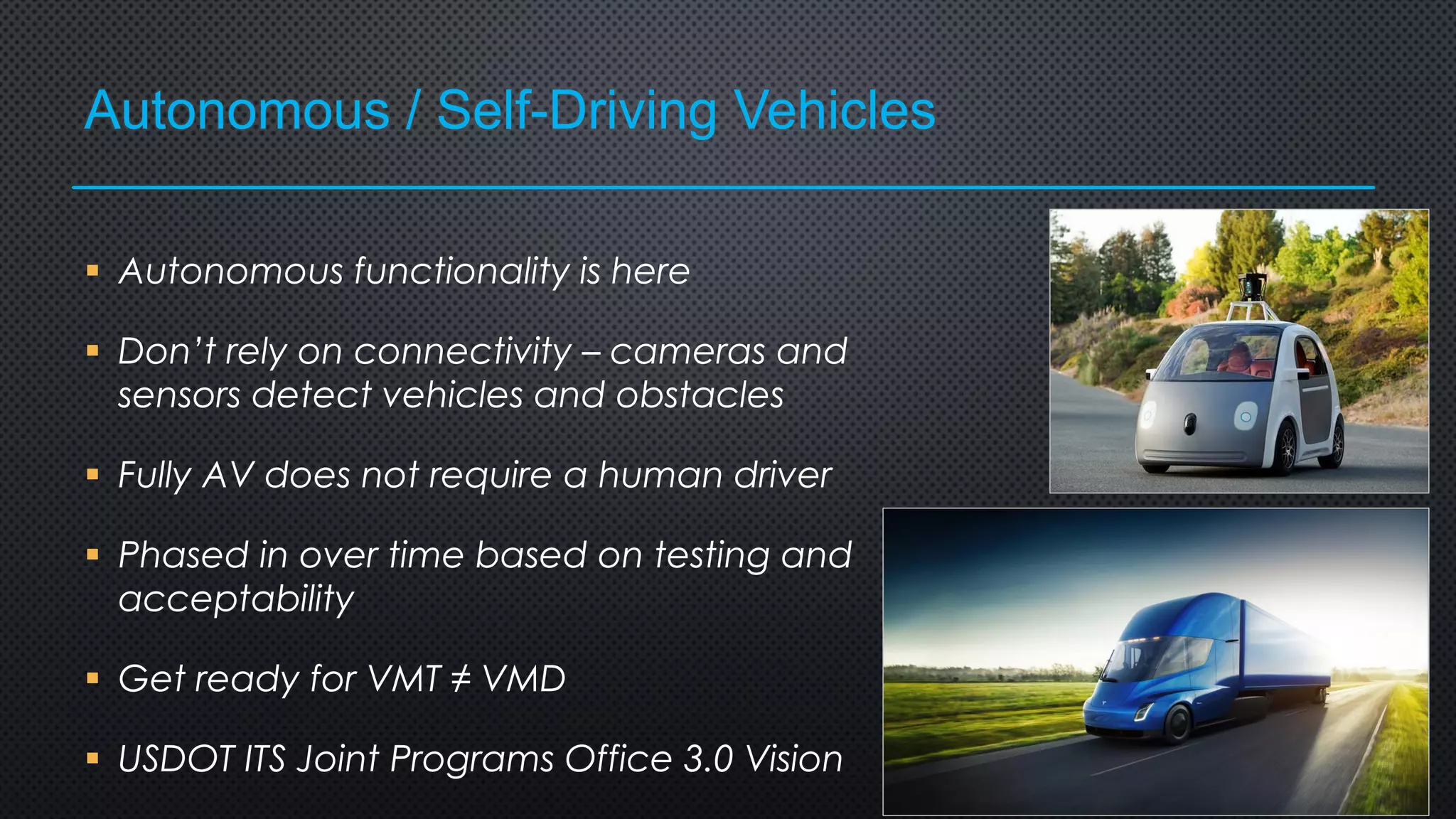 Connected and Autonomous Vehicle Readiness for Rural and Metro Areas: Nance | PDF