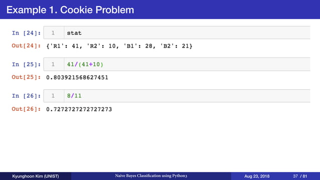 Naive Bayes Classification Using Python3 Pdf Technology And Computing