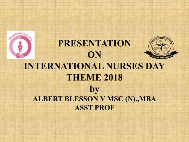 2018 nurses day theme | PPTX