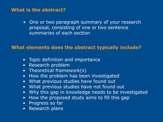 PhD confirmation report writing | PPTX