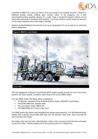 Equipment Analysis - MBDA UK and its Common Anti-Air Modular Missile ...