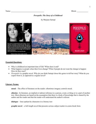 2018 Persepolis (2).doc | Islam | Religion & Spirituality