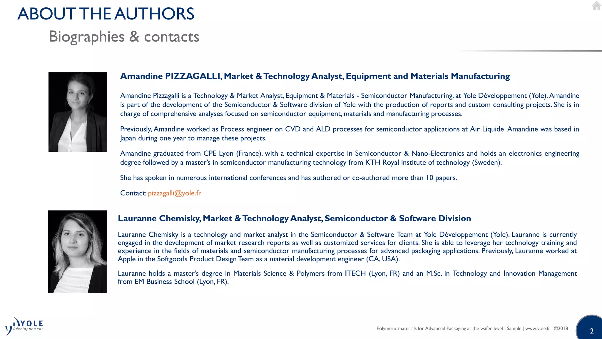 Polymeric Materials for Advanced Packaging at the Wafer-Level 2018 ...