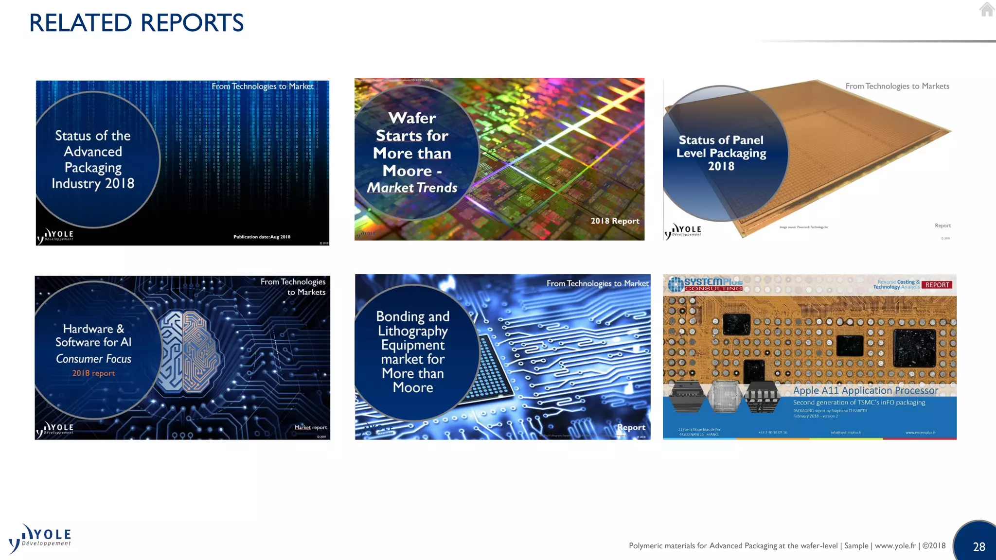 Polymeric Materials for Advanced Packaging at the Wafer-Level 2018 ...