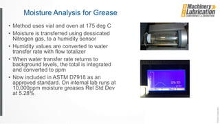 Proactive Grease Analysis - 2018 Machinery Lubrication Conference | PPT