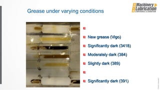 Proactive Grease Analysis - 2018 Machinery Lubrication Conference | PPT