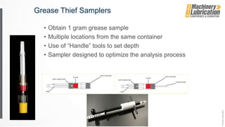 Proactive Grease Analysis - 2018 Machinery Lubrication Conference | PPT