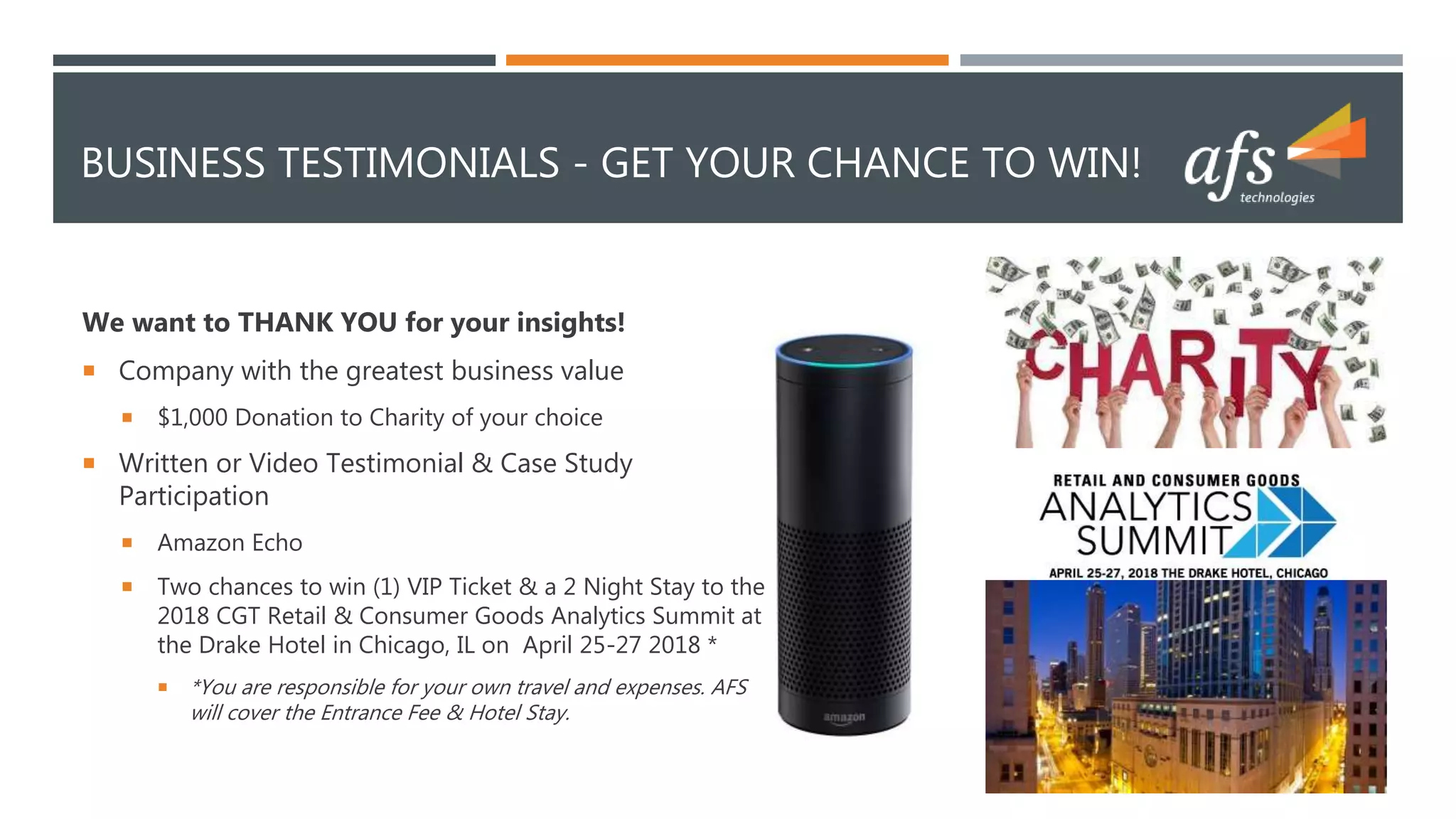 Joe Bellini - AFS CEO - TPM Customer Event Opening Remarks | PPT