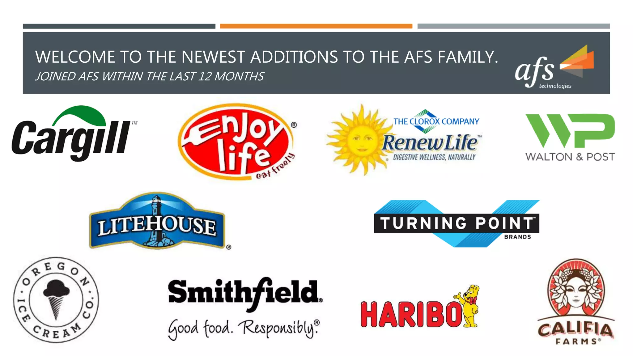 Joe Bellini - AFS CEO - TPM Customer Event Opening Remarks | PPT