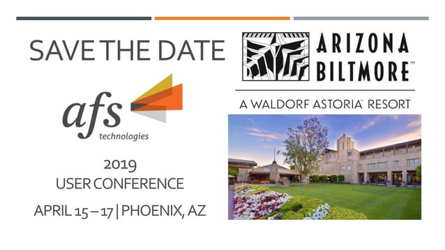 Joe Bellini - AFS CEO - TPM Customer Event Opening Remarks | PPT