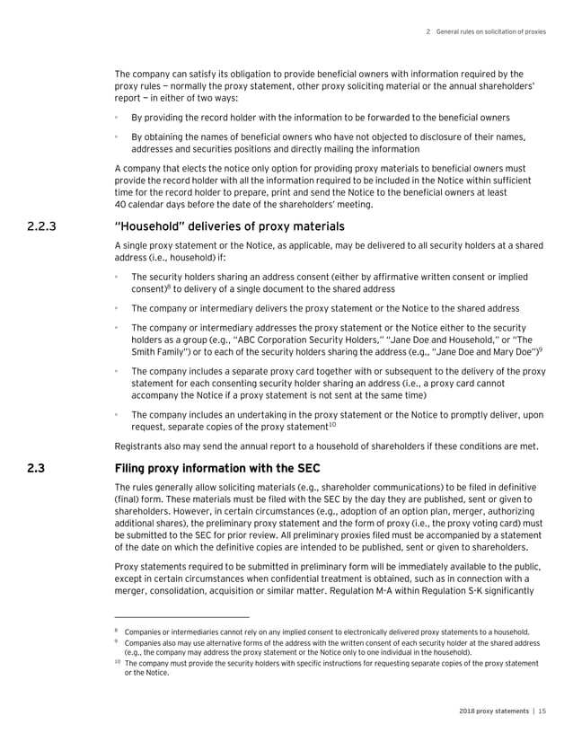 Proxy Statements | PDF