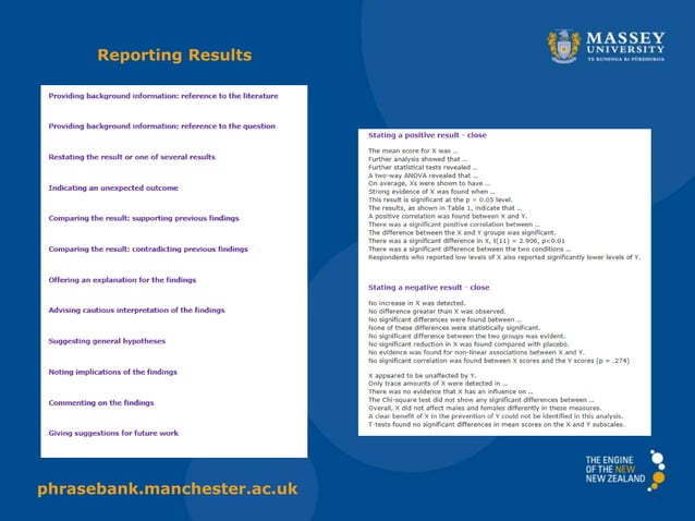 Writing results and discussion chapters for quantitative research | PPTX