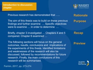 Writing results and discussion chapters for quantitative research | PPTX