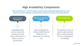 Choosing the right high availability strategy | PPT