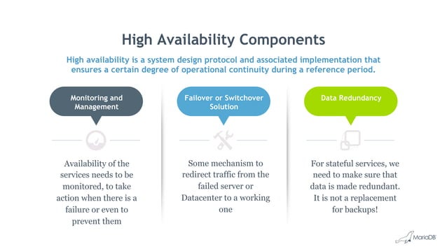 Choosing the right high availability strategy | PPT