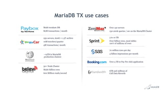 MariaDB today and our vision for the future | PPT