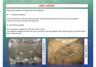 Rock support methods | PDF