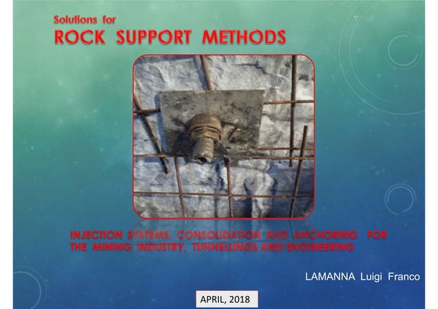 Rock support methods | PPT