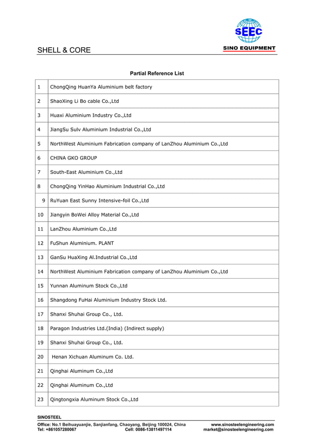 Roll shell, roll core, Aluminum casting & rolling machine | PDF