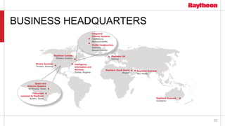 2018 Raytheon Corporate Overview | PDF