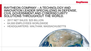 2018 Raytheon Corporate Overview | PDF