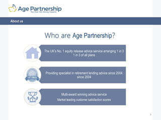 Age Partnership Presentation: Refurbishment Lifetime Mortgage | PPTX