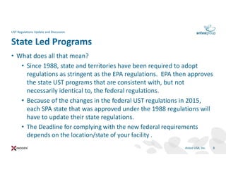 2018 UST Regulations Update: What You Need to Know | PDF | Financial ...