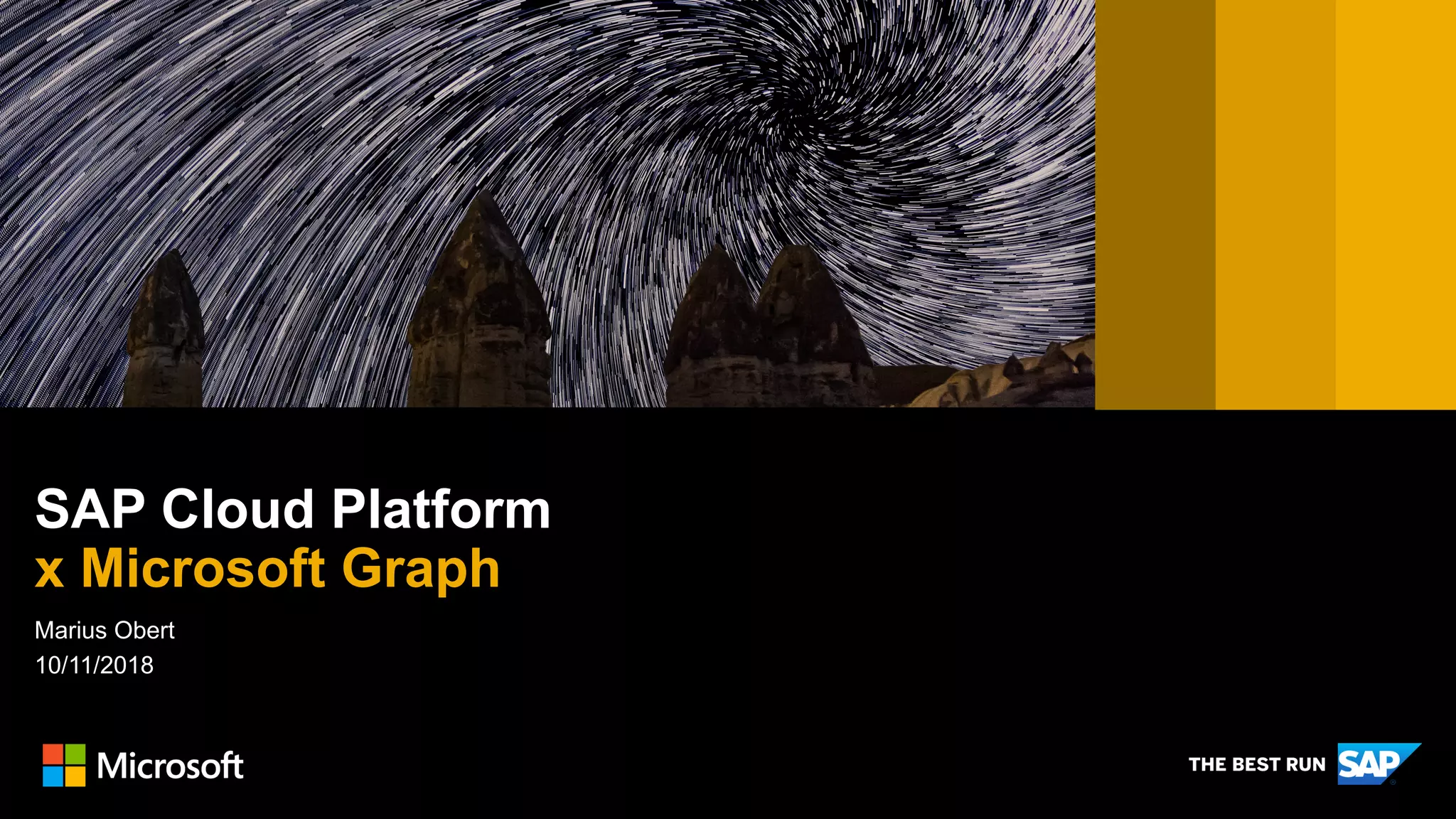 SAP Cloud Platform x Microsoft Graph | PPT