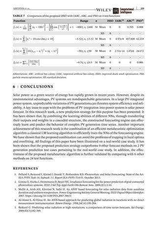 2018 solar energy forecasting based on hybrid neural network and improved metaheuristic ...