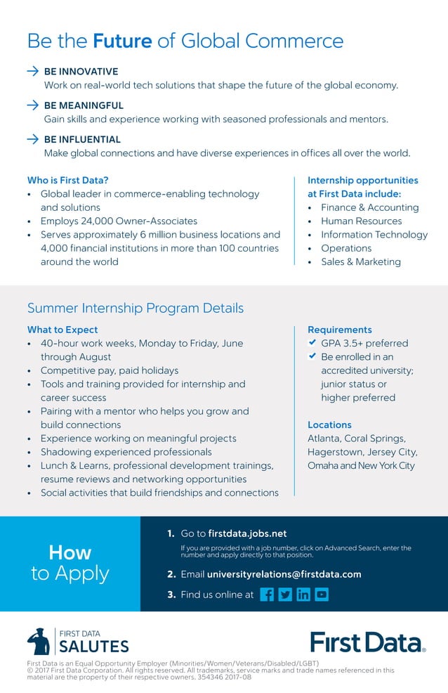 2018 summer intern program recruitment flyer 1 | PDF
