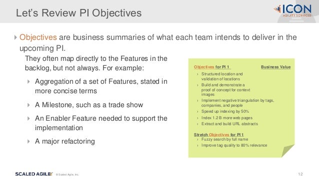 The Synergistic Nature of PI Objectives