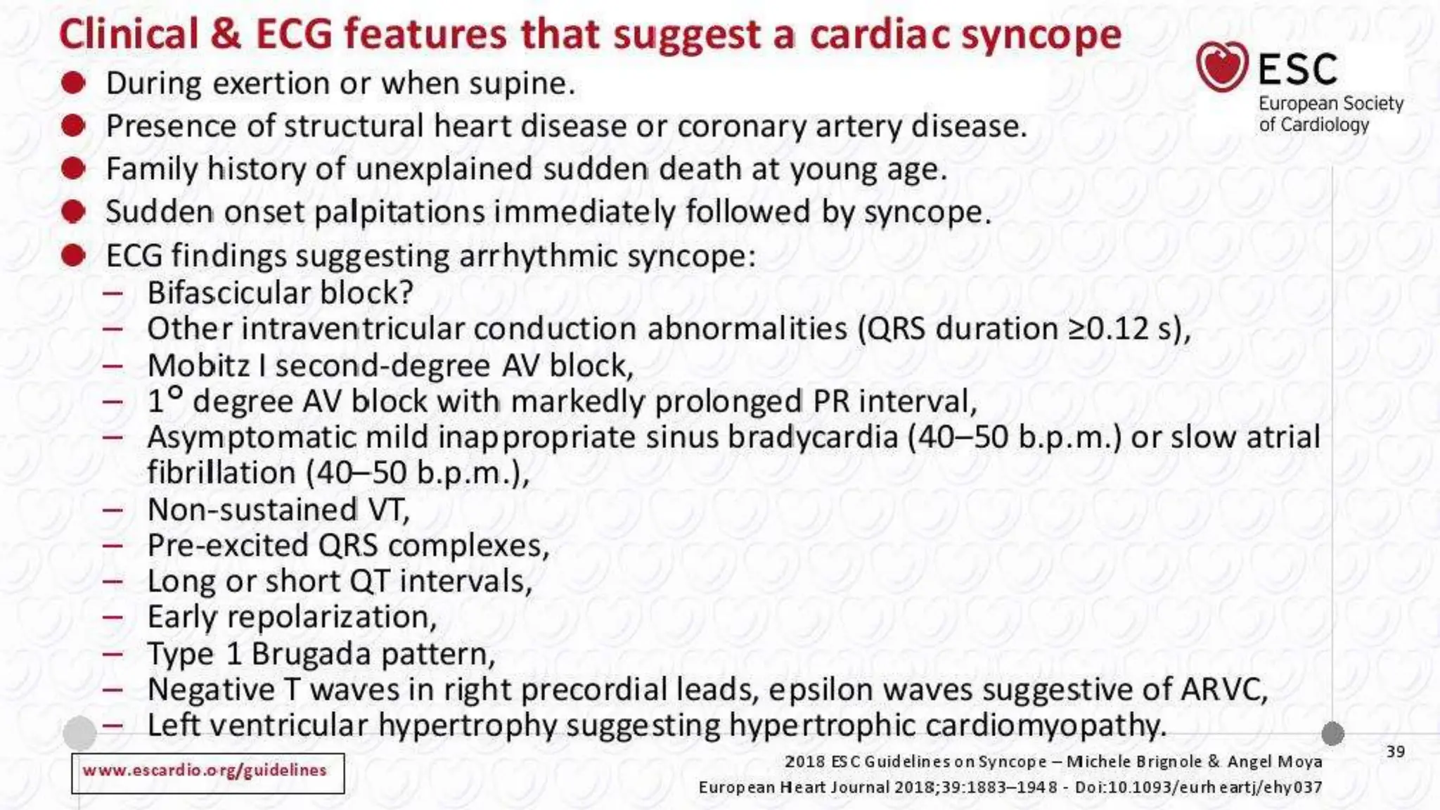2018 Syncope Slide-set Guidelines.pptttx | PPTX