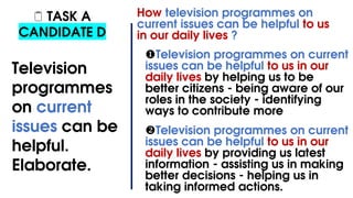 Speaking practice : on helpful television programmes | PDF