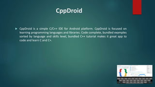 2018 top ide's for andriod development | PPT