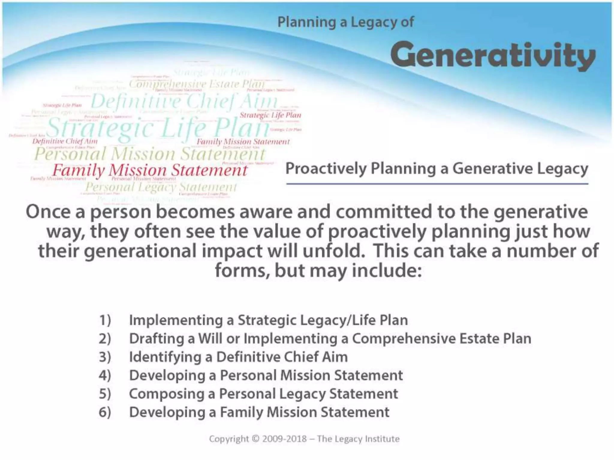 Understanding Generativity - 2018 Edition | PPT