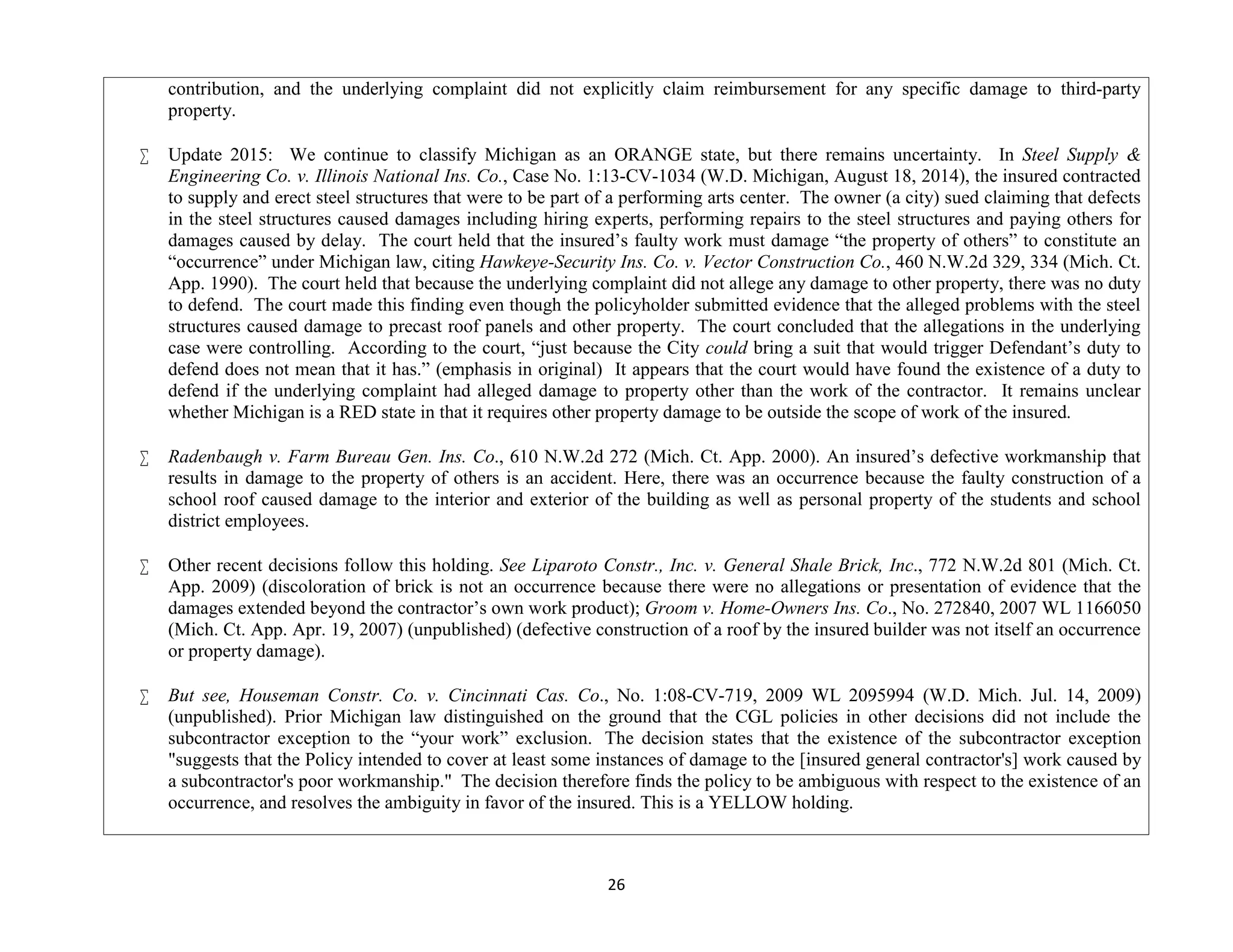 Barnes & Thornburg Construction Law: Insurance Coverage for ...