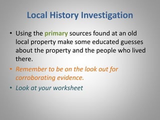 History Research | PPT