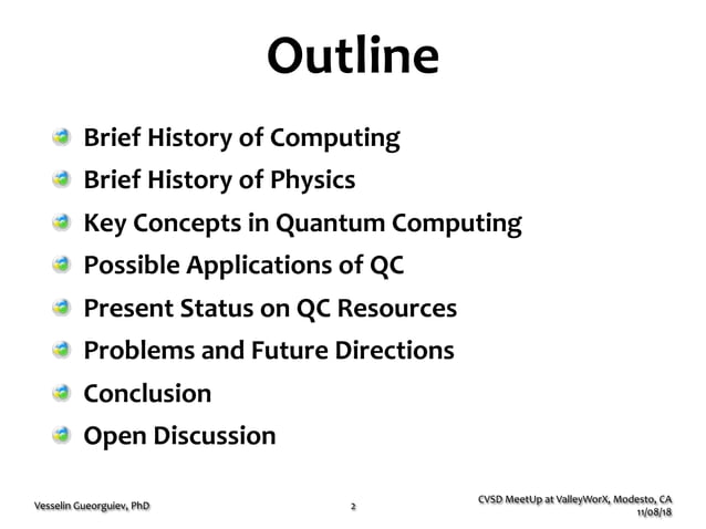 Quantum Computing - History and Prospects (pdf) | PDF