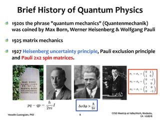 Quantum Computing - History and Prospects (pdf) | PDF