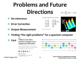 Quantum Computing - History and Prospects (ppt slides) | PPTX
