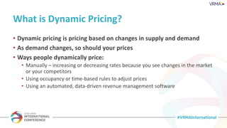 Free Money - Real Examples of How Dynamic Pricing Drove Higher Rates ...